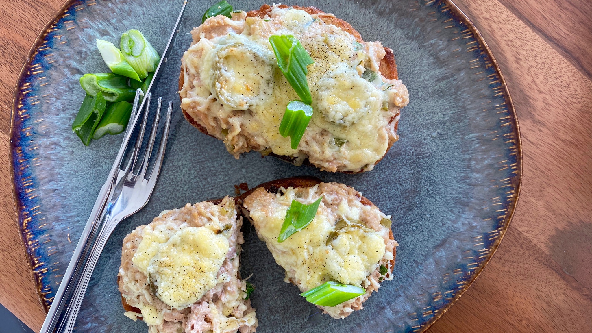 Open Faced Tuna Melt Recipe - Fresco