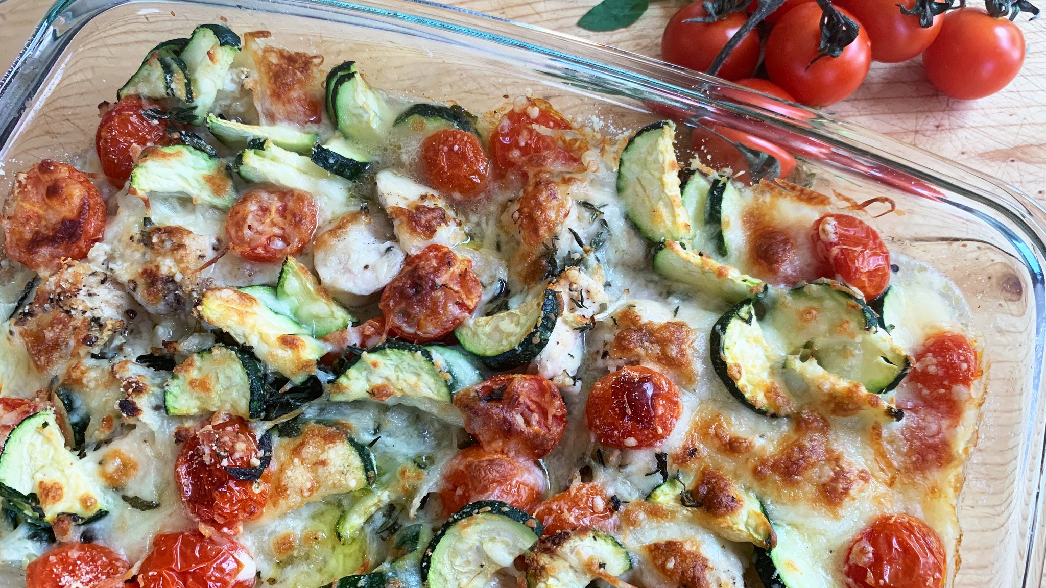 Cheesy Chicken Zucchini Bake Recipe - Fresco
