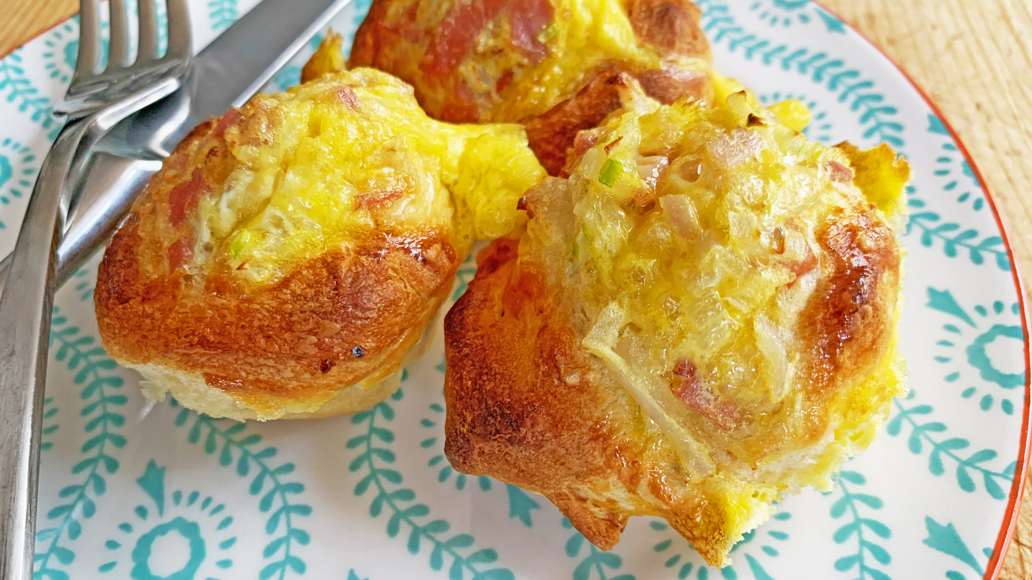 Ham and Cheese Puffs Recipe - Fresco